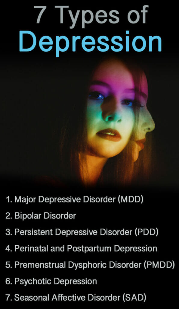 7 Types of Depression - Diagnosis and Treatment - Summit Malibu